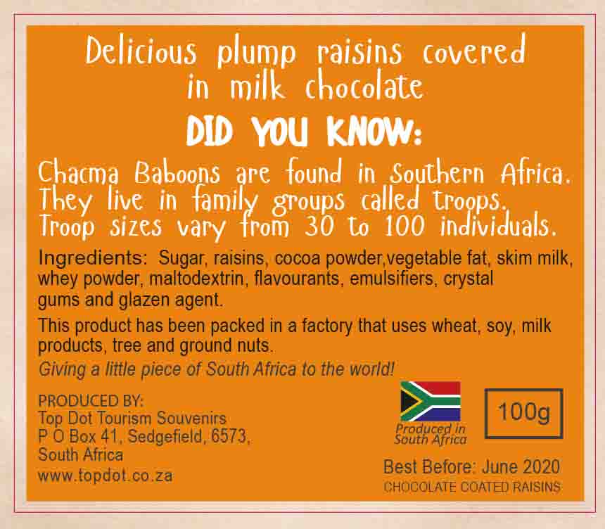 ANIMAL DROPPINGS - POUCHES: BABOON DROPPINGS